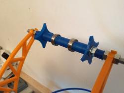 bearing filament spool quick exchange roll holder spindle thingy 3D ...