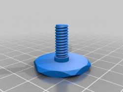 Hat Bill Mounting Bolt Standard Camera 14 20 threads per inch 3D Models ...