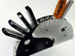 17x usb flash drive holder ying yang laser cut acrylic design 3D Models ...