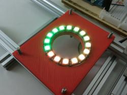 NeoPixel 16 RGB LED Ring Mounting Plate for Makerbeam T Slot System 3D ...