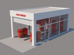 3d car wash model 【 STLFinder