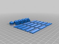 Settlers of Catan Round Player Pieces 3d models 【 STLFinder