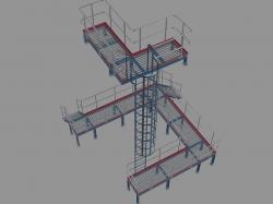 structural steel cat ladder platform 3D Models | Page 1 | STLFinder