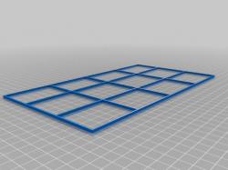 build plate flatness and warp test grid 3d models 【 STLFinder