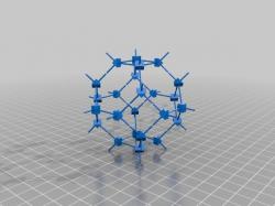 Connector for Truncated Octahedron 3d models 【 STLFinder