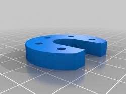 e3d v6 hotend complete mount with groove for kossel mini 3d printer ...