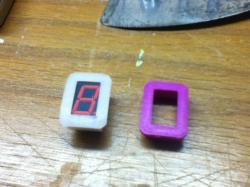 SIngle digit 7Segment LED Bezel 3D Models | Page 1 | STLFinder