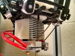 dual e3d v6 independently height adjustable mount for rostock max v2 ...