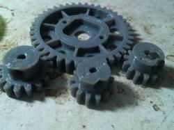 OpenRC truggy central differential stronger motor gear 3D Models | Page ...