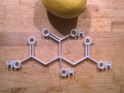 citric acid 3d model 【 STLFinder