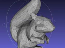 Low Poly Squirrel - Free 3D Model | STLFinder