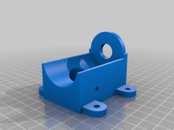 37mm 15 diameter dc motor mount with 13mm 5 collar shaft opening 3D ...