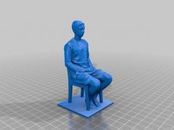 a person sitting on a chair 3d models | Page 1 | STLFinder