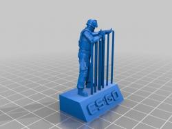 CSGO GIGN statue WIP 3D Models | Page 1 | STLFinder