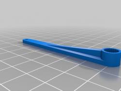 my customized parametric servo arms 3 60 mm long 3d models 【 STLFinder