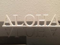 aloha sign printable 3d models 【 STLFinder