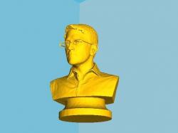Edward Snowden Sculpture Simplified for Printing 3D Models | Page 1 ...