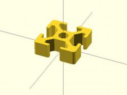 Easy extrusion profile 30x30 for openscad 3D Models | Page 1 | STLFinder