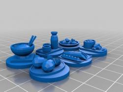food tokens for board game fish cook 3D Models | Page 1 | STLFinder