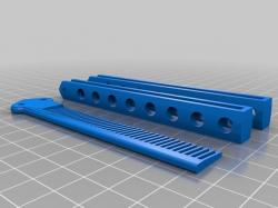 printable butterfly comb without pins or screws re remixed 3d models ...