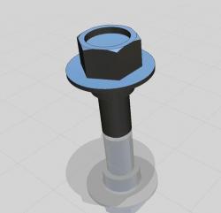 FLANGE BOLT 3d models 【 STLFinder
