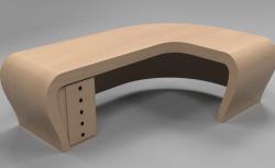 curved office desk 3D Models | Page 1 | STLFinder