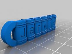 a3 jarvis font 3D Models | Page 1 | STLFinder