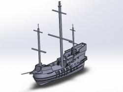 galleon ship drawing 3D Models | Page 1 | STLFinder