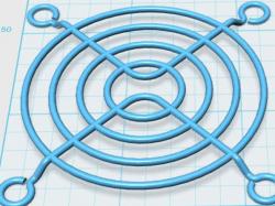 60mm Fan Grill 3d models 【 STLFinder
