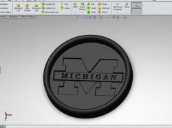 michigan football logos 3d models 【 STLFinder