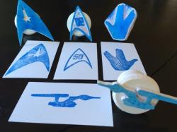 chibis star trek 50th anniversary complete mini collectible figure set ...