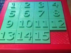number slide puzzle 3D Models | Page 1 | STLFinder