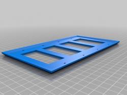 amarelle 4 gang brass plate 3D Models | Page 1 | STLFinder