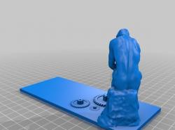 the thinker drawing 3d models 【 STLFinder