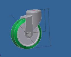 castor wheel 130 mm dia 3D Models | Page 1 | STLFinder
