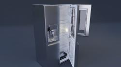 lg double door fridge cad block 3D Models | Page 1 | STLFinder