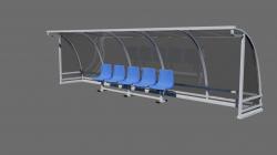 football bench 3d model | Page 1 | STLFinder