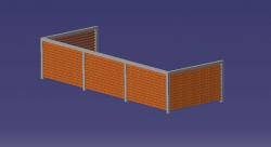 Garde corps de balcon 480200cm 3d models 【 STLFinder