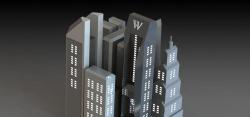 gotham city skyline 3d | Page 1 | STLFinder