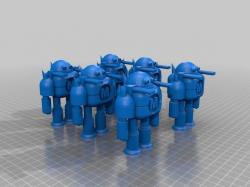robot army 3D Models | Page 1 | STLFinder