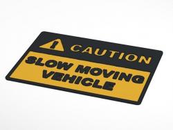 caution slow moving vehicle sign 3D Models | Page 1 | STLFinder