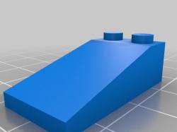 parametric lego inverted slope brick 3d models 【 STLFinder