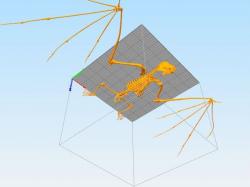 bat skeleton model 【 STLFinder