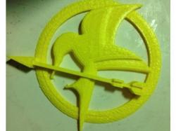 hunger games mocking jay pin 3D Models | Page 1 | STLFinder
