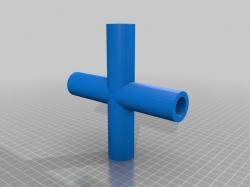 kite rod connector x shape 3d models | Page 1 | STLFinder