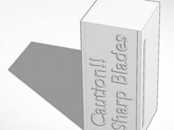 safety razor disposal box blade vault 3d models 【 STLFinder