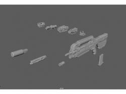 halo 5 battle rifle 3d models 【 STLFinder