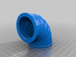 kaytee elbow hamster tube - Free 3D Model | STLFinder