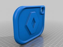 renault keychain 3d models 【 STLFinder