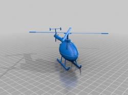 hughes md500 helicopter 3d models 【 STLFinder